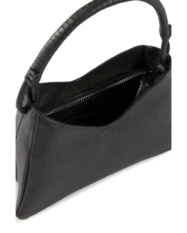 Staud Valerie Leather Shoulder Bag - Black