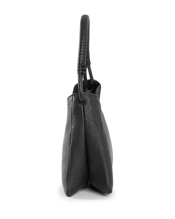 Staud Valerie Leather Shoulder Bag - Black