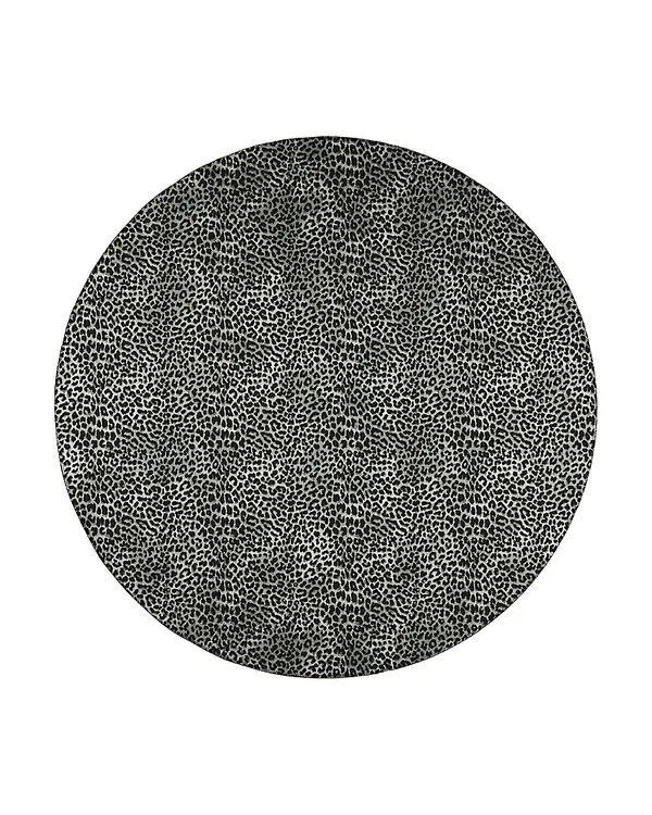DALYN RUG COMPANY Mali Ml2 Round Area Rug, 4' X 4 - Midnight