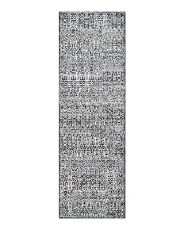 AMBER LEWIS X LOLOI Amber Lewis Zuma Zum-01 Runner Area Rug, 2'7 X 12 - Denim/ivory