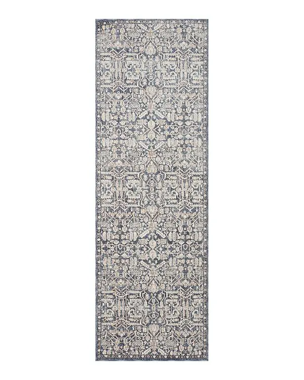 AMBER LEWIS X LOLOI Amber Lewis Zuma Zum-02 Runner Area Rug, 2'7 X 12 - Blue/ivory