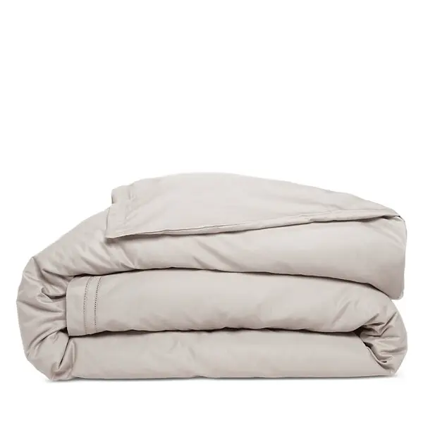 HUDSON PARK COLLECTION 680tc Supima Sateen Duvet Cover, King Exclusive - Pewter