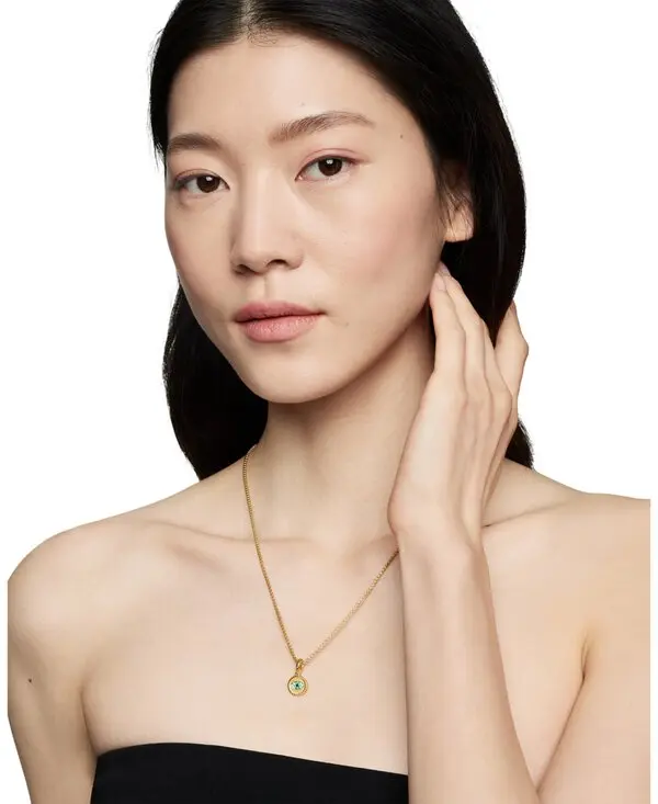 David Yurman 18k Yellow Evil Eye Amulet - Gold