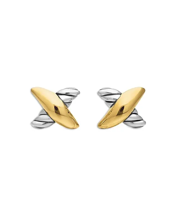 David Yurman Petite X Stud Earrings - Multi