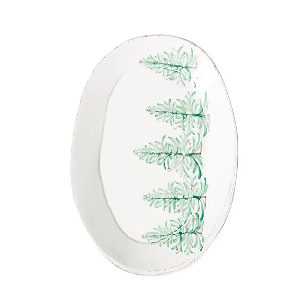 VIETRI Lastra Holiday Oval Platter
