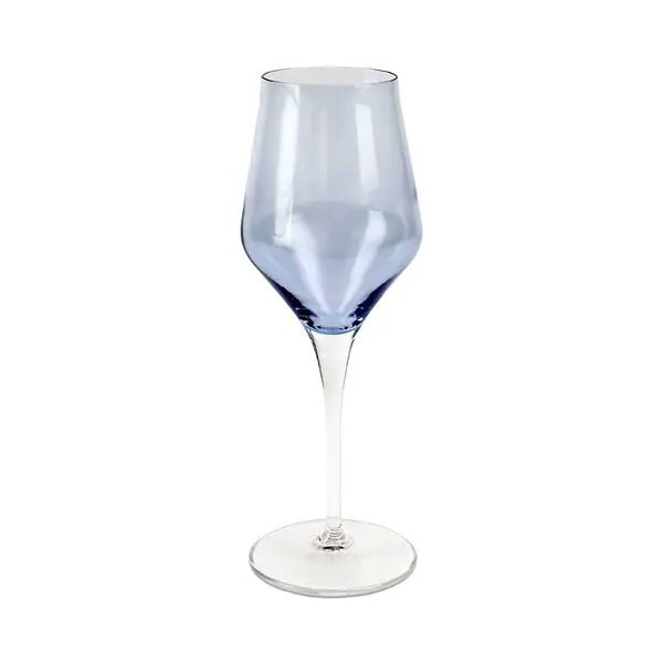 VIETRI Contessa Wine Glass - Blue