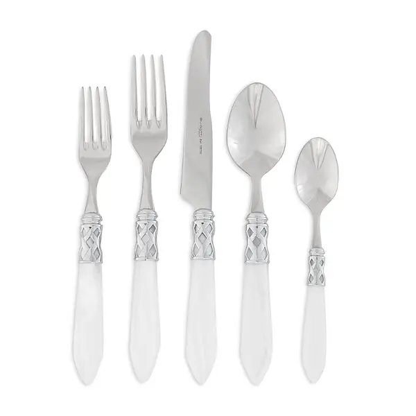 VIETRI Aladdin Brilliant 5-piece Place Setting - White