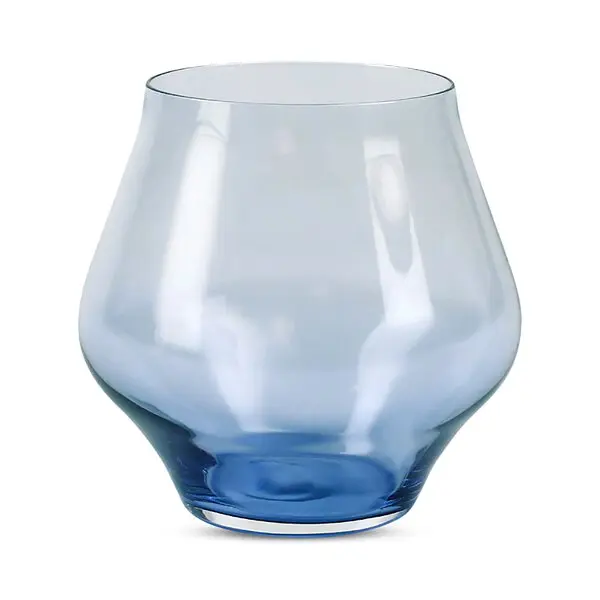 VIETRI Contessa Stemless Wine Glass - Blue