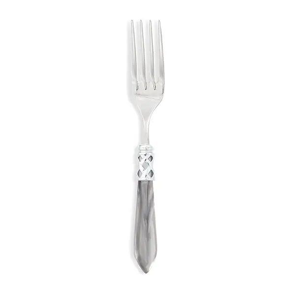 VIETRI Aladdin Brilliant Serving Fork - Light Grey