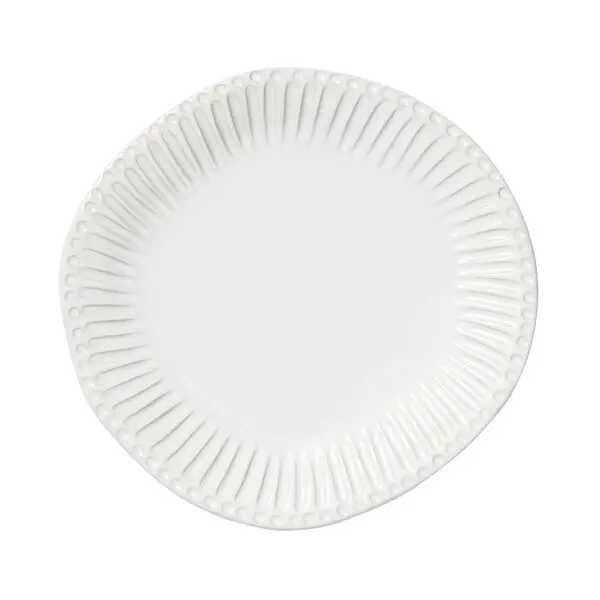 VIETRI Incanto Stripe Stoneware Dinner Plate - White