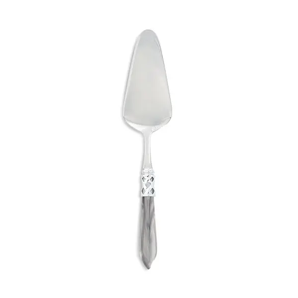 VIETRI Aladdin Brilliant Pastry Server - Light Grey