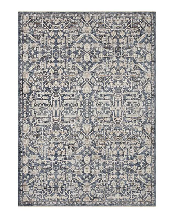 AMBER LEWIS X LOLOI Amber Lewis Zuma Zum-02 Area Rug, 5'3 X 7'9 - Blue/ivory
