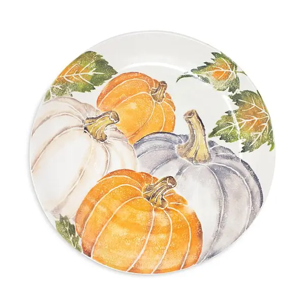 VIETRI Pumpkins Large Serving Bowl With Assorted Pumpkins - Multi