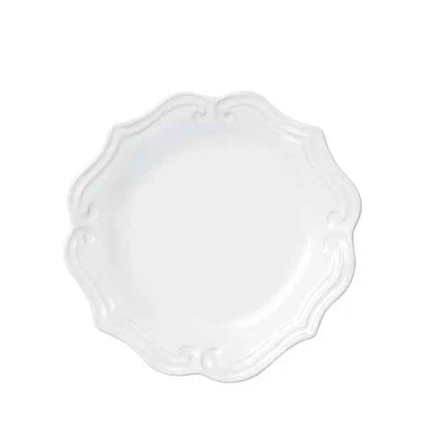 VIETRI Incanto Baroque Stoneware Salad Plate - White