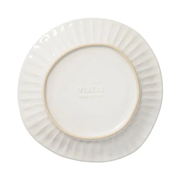 VIETRI Incanto Stone Aqua Stripe Salad Plate
