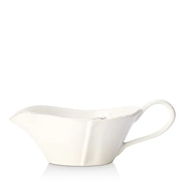 VIETRI Lastra Sauce Server - White