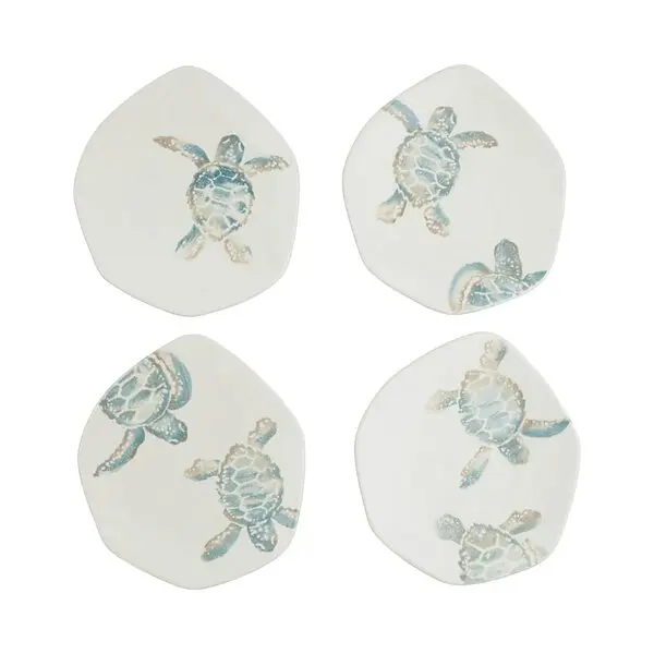 VIETRI Tartaruga Assorted Salad Plates, Set Of 4 - Multi