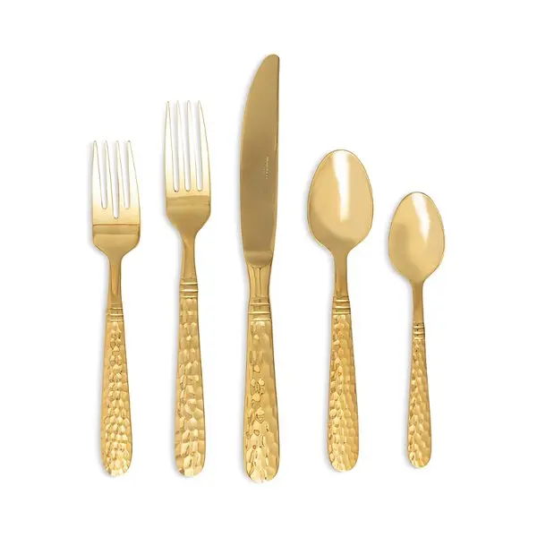 VIETRI Martellato 5-piece Place Setting - Gold