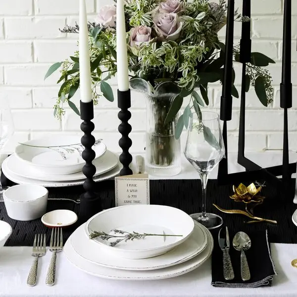 VIETRI Lastra Pasta Bowl - White