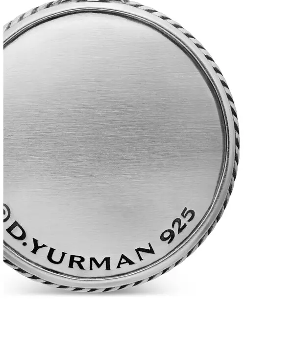 David Yurman Maritime Compass Amulet - Silver/black