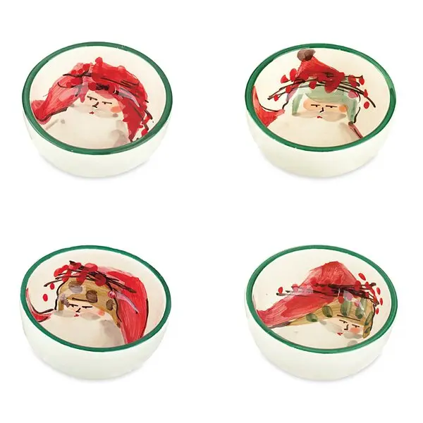 VIETRI Old St. Nick Assorted Condiment Bowls, Set Of 4 - Multi
