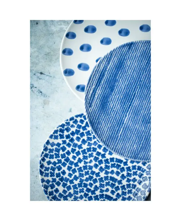 VIETRI Santorini Assorted Salad Plates, Set Of 4