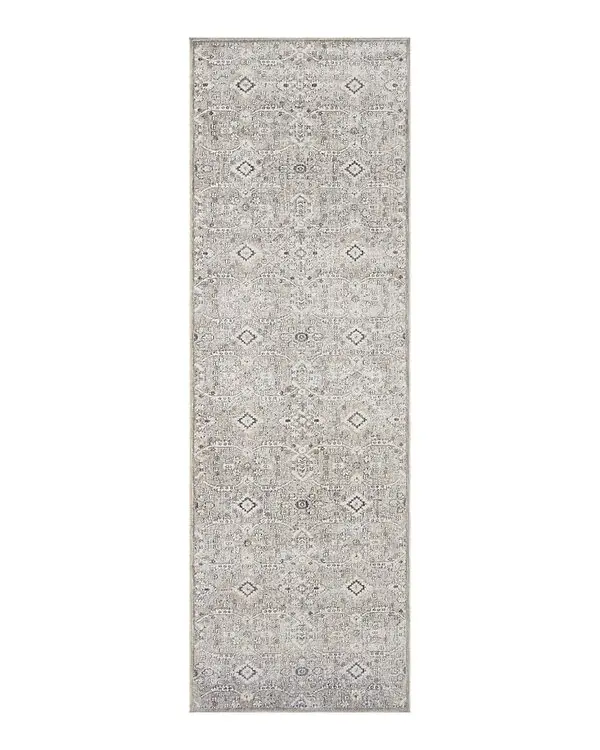 AMBER LEWIS X LOLOI Amber Lewis Zuma Zum-07 Runner Area Rug, 2'7 X 10 - Silver/sky