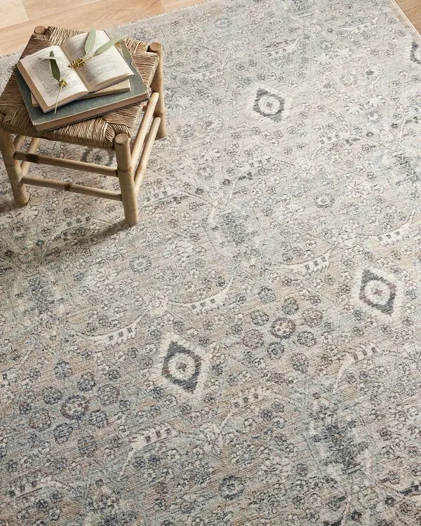 AMBER LEWIS X LOLOI Amber Lewis Zuma Zum-07 Area Rug, 5'3 X 7'9 - Silver/sky