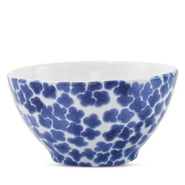VIETRI Santorini Flower Cereal Bowl - Blue