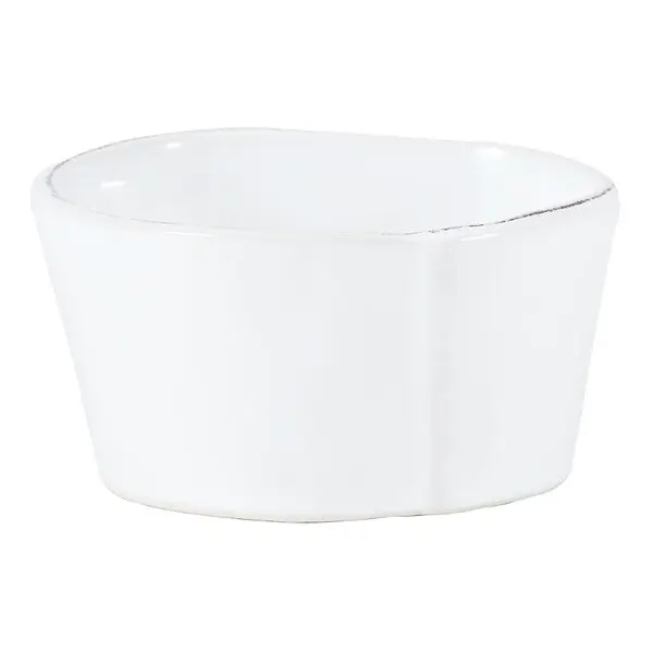 VIETRI Lastra Condiment Bowl - White