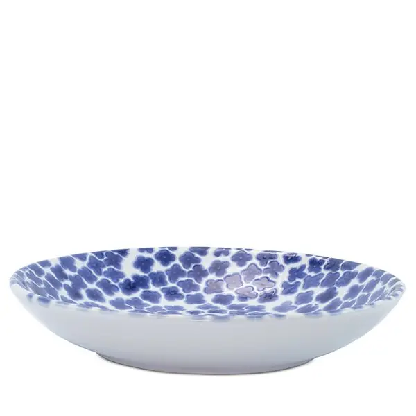 VIETRI Santorini Flower Pasta Bowl - Blue
