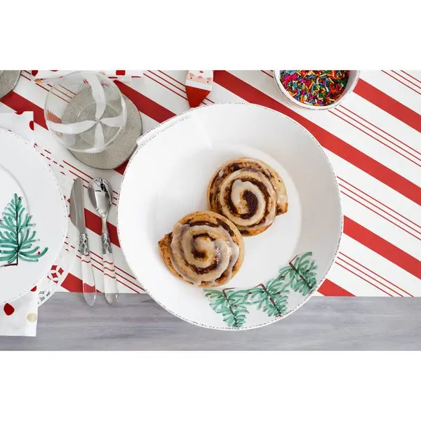 VIETRI Melamine Lastra Holiday Large Shallow Serving Bowl
