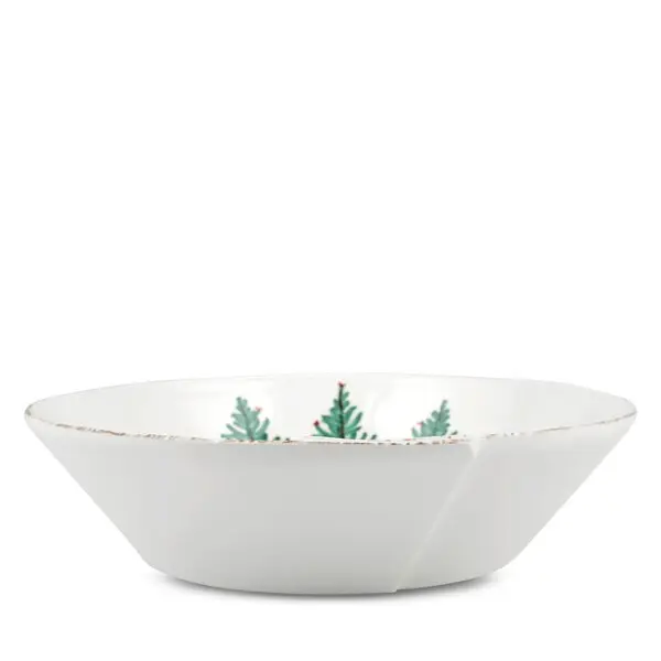 VIETRI Melamine Lastra Holiday Large Shallow Serving Bowl
