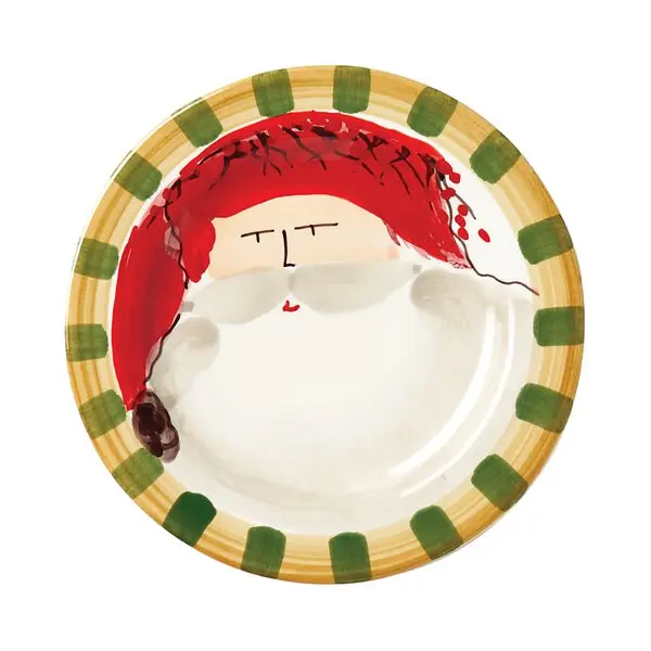 VIETRI Old St. Nick Round Salad Plate - Open Misc