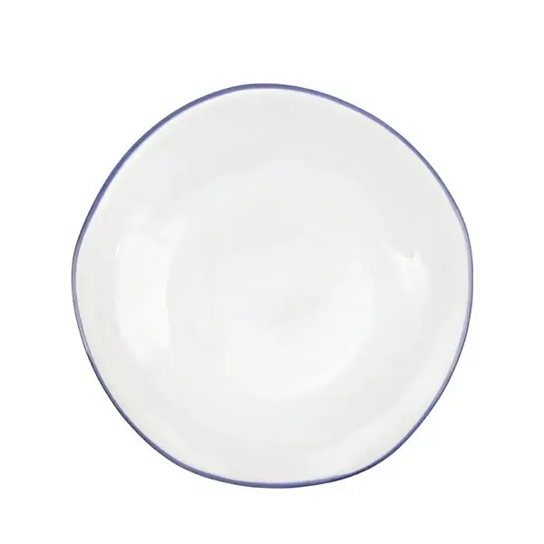 VIETRI Aurora Edge Salad Plate - White