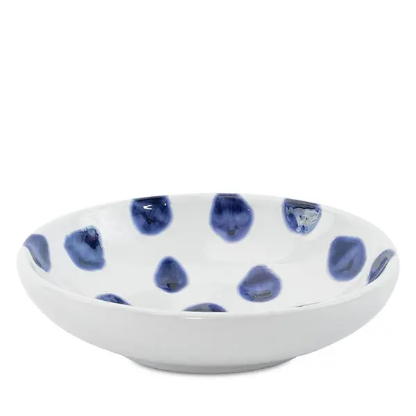 VIETRI Santorini Dot Condiment Bowl - Blue