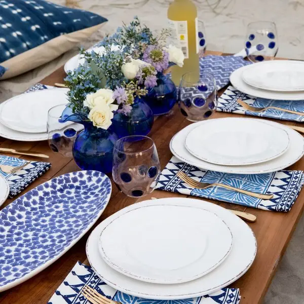VIETRI Melamine Lastra Dinner Plate