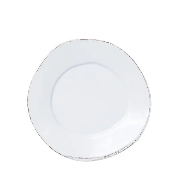 VIETRI Melamine Lastra Salad Plate - White
