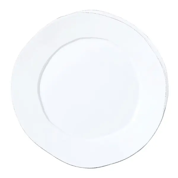 VIETRI Lastra Round Platter - White