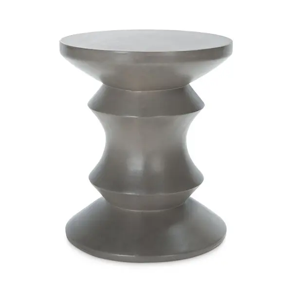 SAFAVIEH Katara Outdoor Concrete Accent Table - Gray