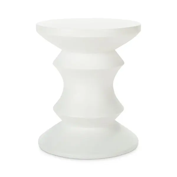 SAFAVIEH Katara Outdoor Concrete Accent Table - Ivory