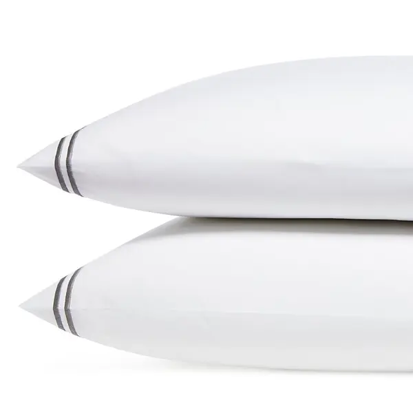 Frette Classic Standard Pillowcase Pair - Gray
