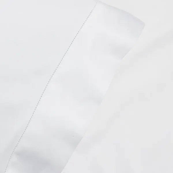 Frette Essentials Single Ajour King Pillowcase, Pair - White