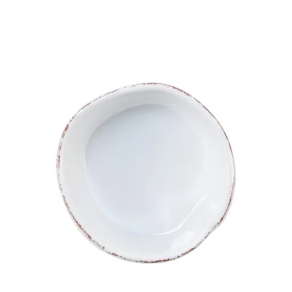 VIETRI Melamine Lastra Condiment Bowl - White
