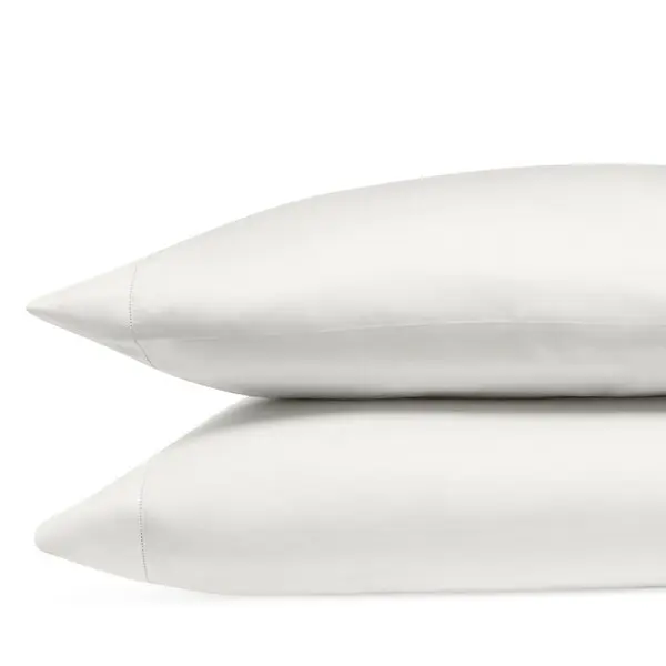 Frette Essentials Single Ajour Standard Pillowcase, Pair - Milk