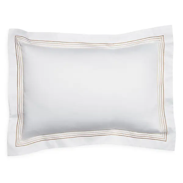 Frette Cruise Standard Sham Exclusive - White/beige