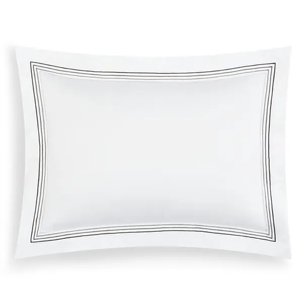 Frette Cruise Standard Sham Exclusive - White/slate Gray