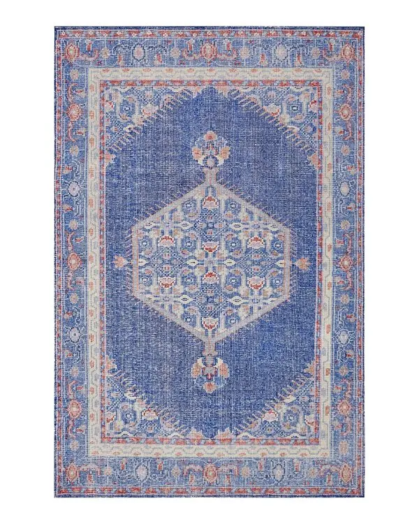 SURYA Zahra Area Rug, 3'6 X 5'6 - Blue/red/camel