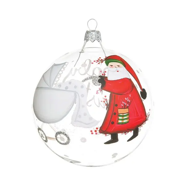 VIETRI Old St. Nick Baby's First Christmas Ornament - Multi