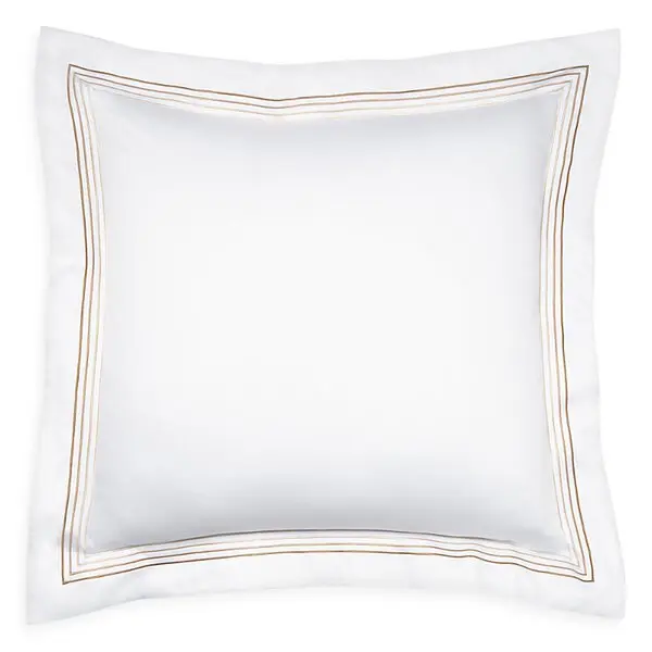 Frette Cruise Euro Sham Exclusive - White/beige